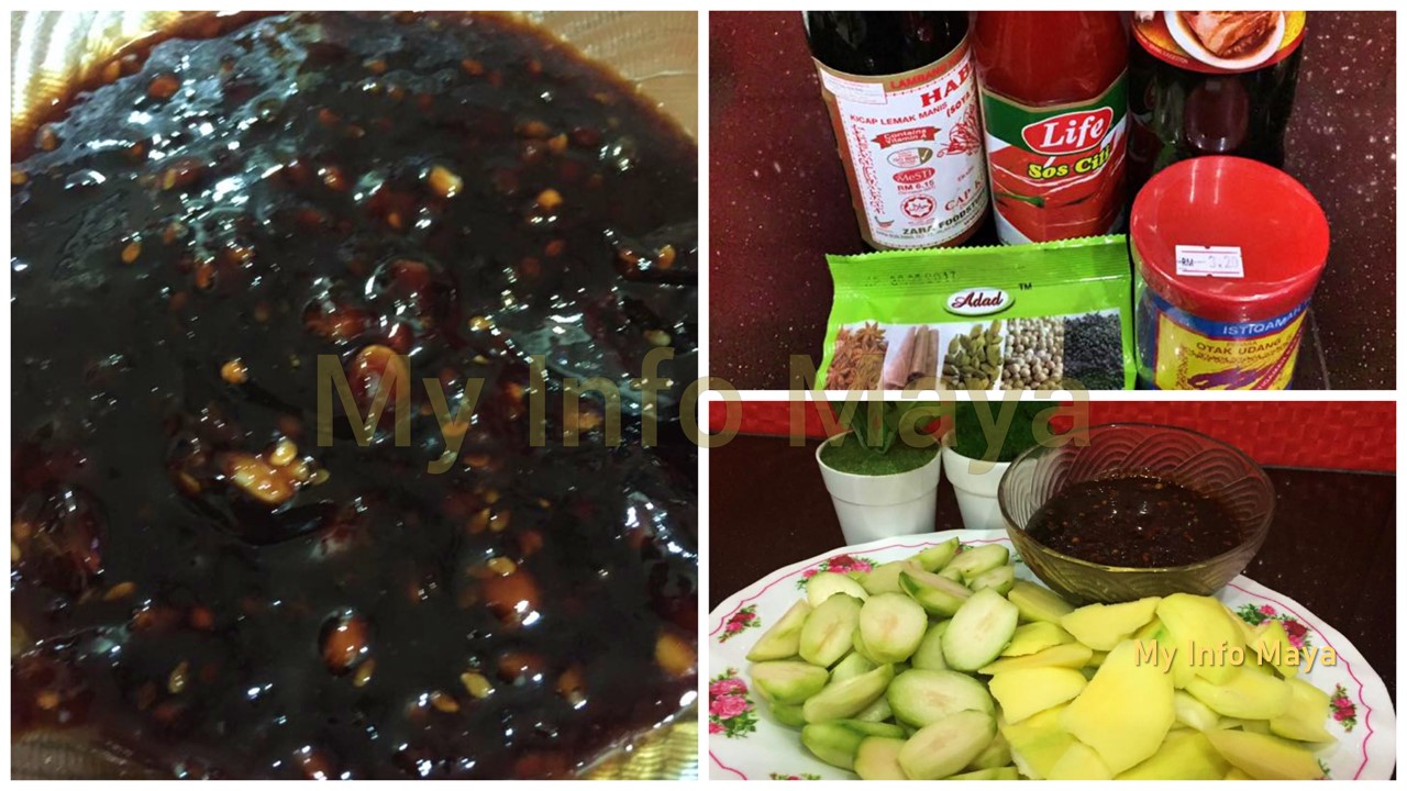 Resepi Kuah Rojak Buah Confirm Terangkat Punya - My Sumber Maya