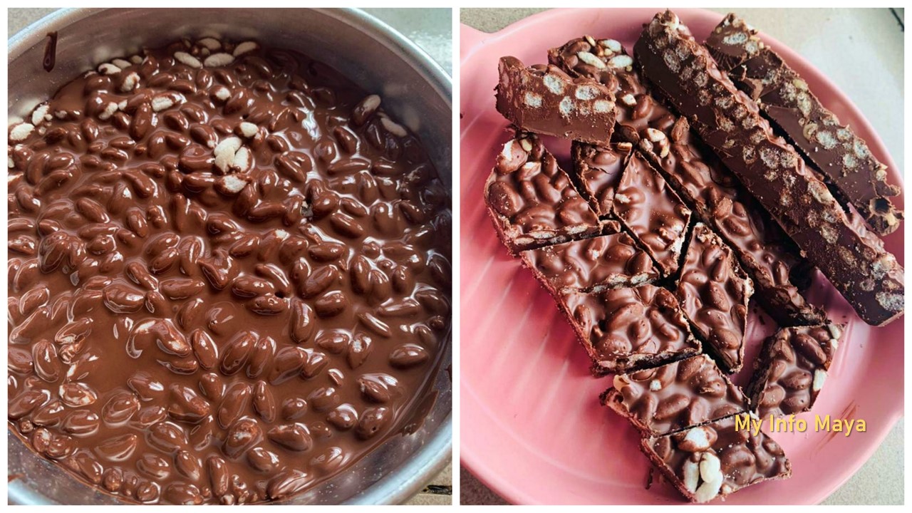 Guna 3 Bahan Wanita Ini Kongsi Cara Buat Coklat Bar Di Rumah Memang ...