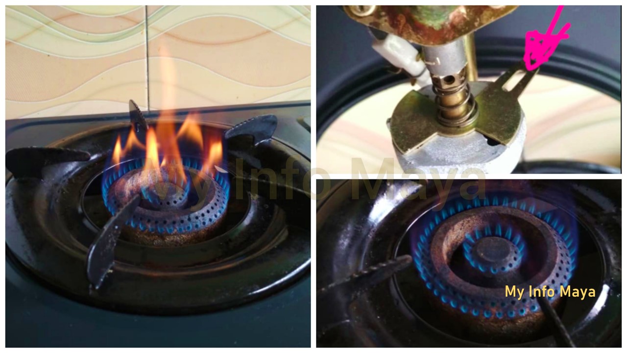 Api Dapur Gas Warna Oren Ini Cara Mudah Nak Adjust Semula Senang - My ...