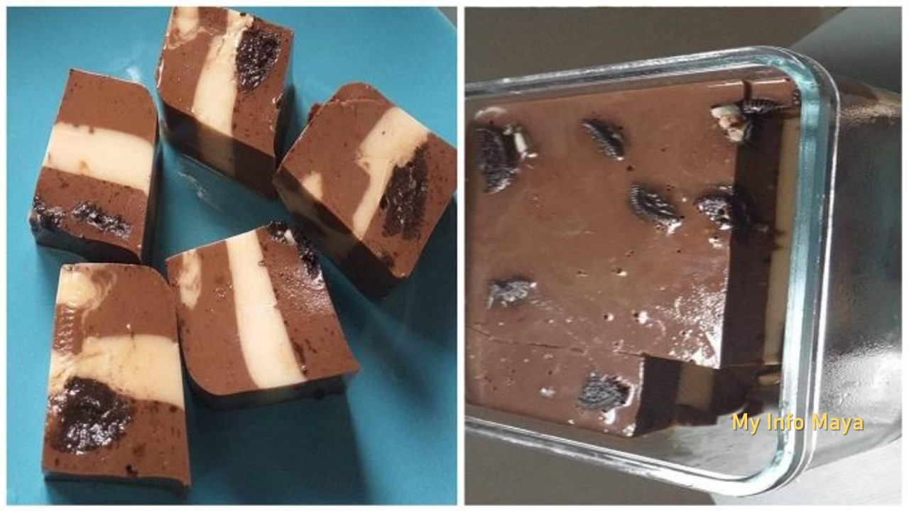 Cara Mudah Buat Puding Milo Oreo Di Rumah Confirm Sedap - My Sumber Maya